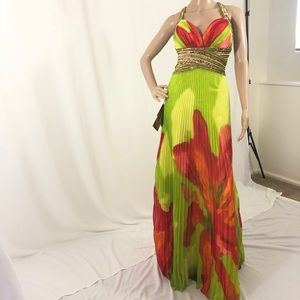 Light In The Box | Dresses | Gorgeous New Gown Colorful Pleated Bottom ...